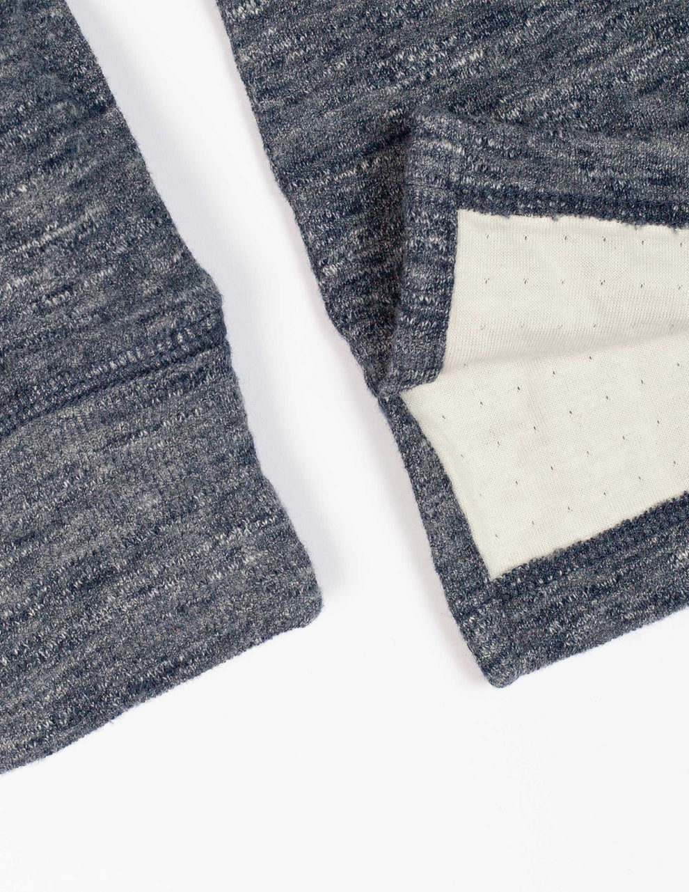 Ford Double Knit Henley in Marled Blue – RIVAY