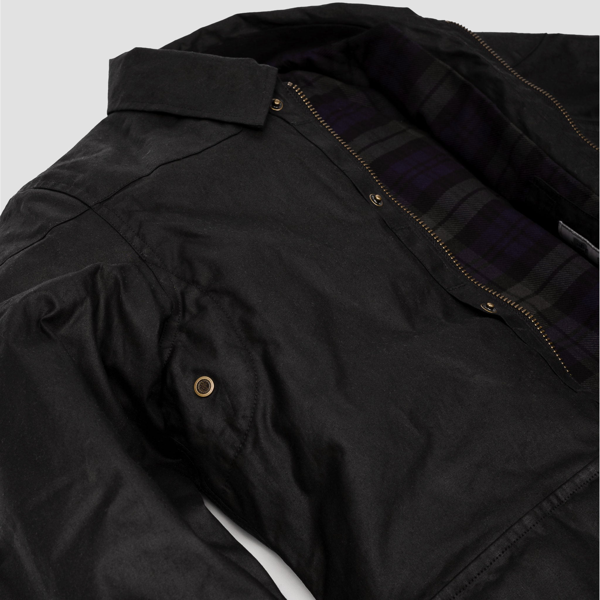 Delaney Waxed Cotton Field Jacket – RIVAY