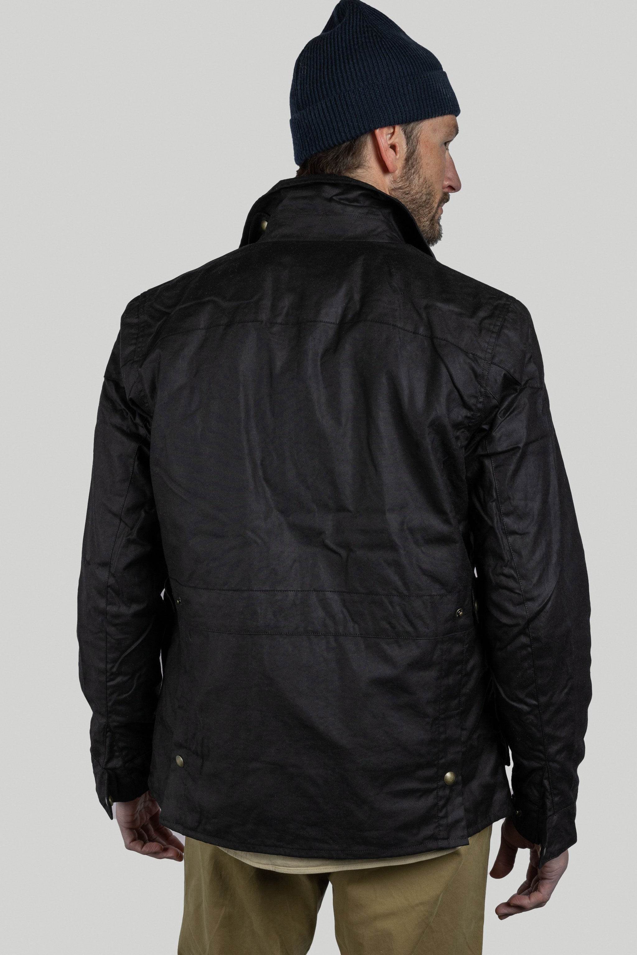 Delaney Waxed Cotton Field Jacket – RIVAY